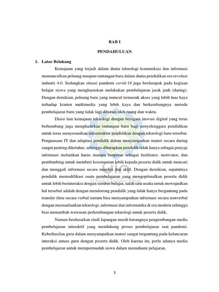 Pengembangan Media Pembelajaran Interaktif Berbasis Articulate Storyline Materi Teknik - UIN SGD ...