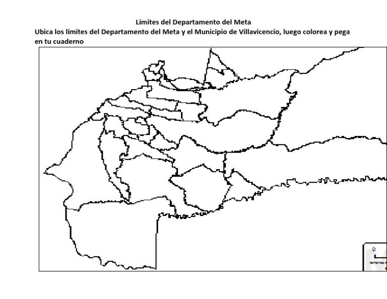 Mapa Del Departamento Del Meta | PDF