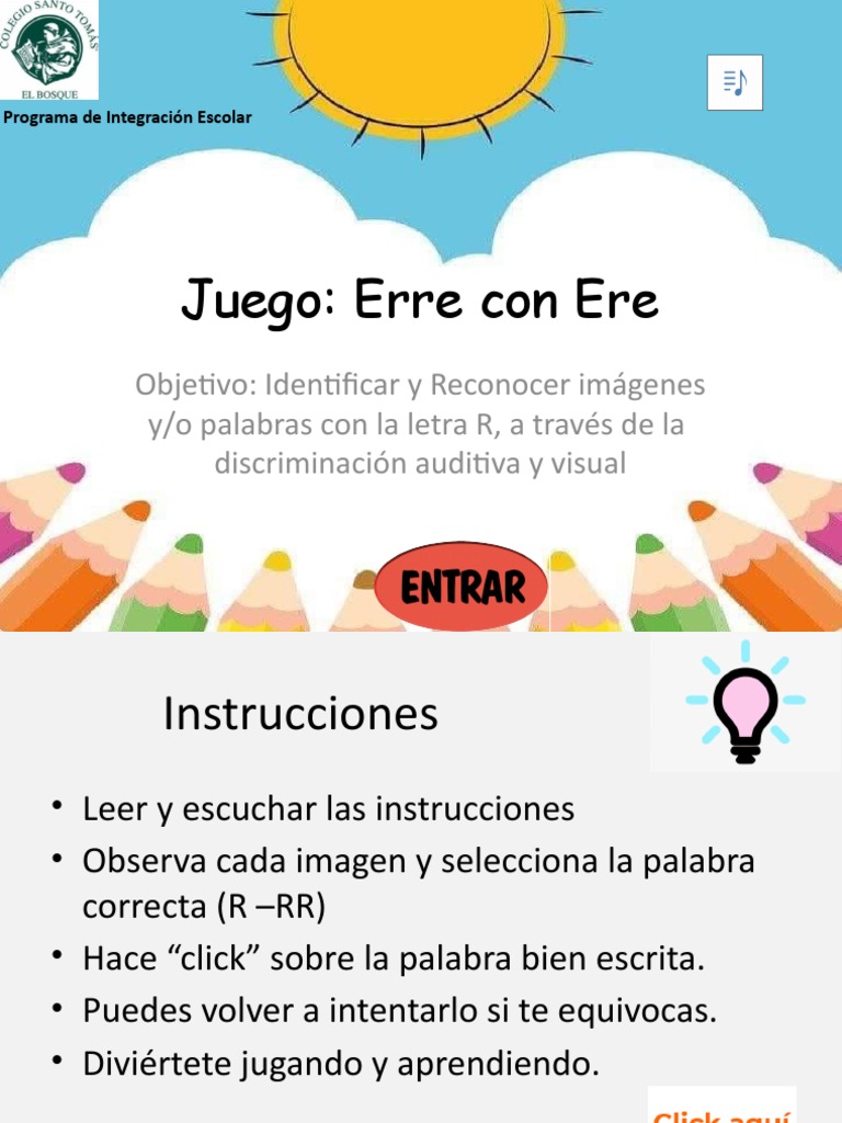 Juego Interactivo R-RR | PDF