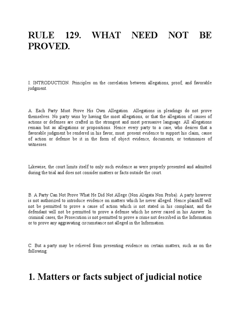CLJ 105 Evidence (Rules On Evidence) | PDF | Evidence (Law) | Dna Profiling