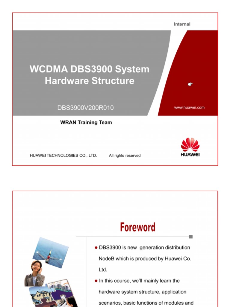 DBS3900 Hardware Overview and Training | PDF | Business