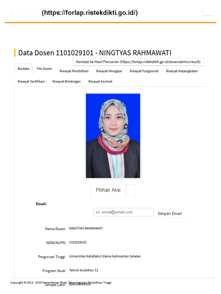 Nidn Forlap Dikti | PDF