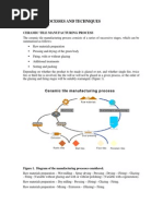 Ceramic Tile Manufacturing Process PDF | PDF | Glasses | Pottery