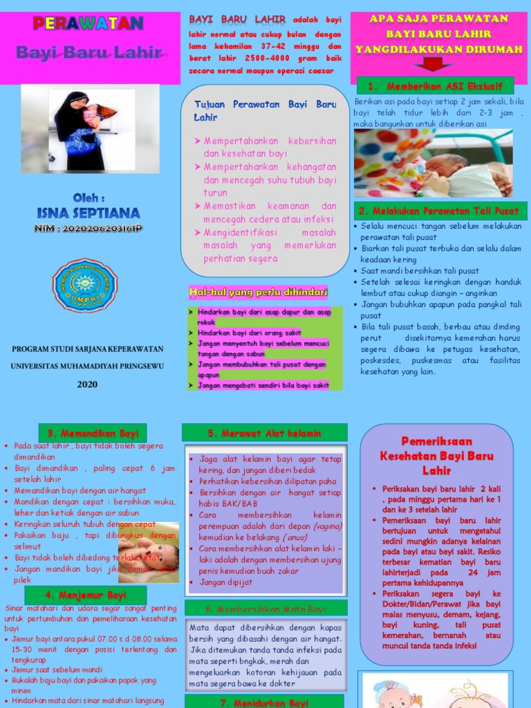 Leaflet Perawatan BBL - Isna Septiana New | PDF