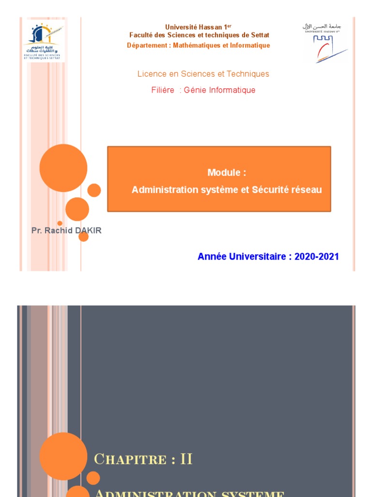 Administration Système par Rachid Dakir | PDF | Installation ...