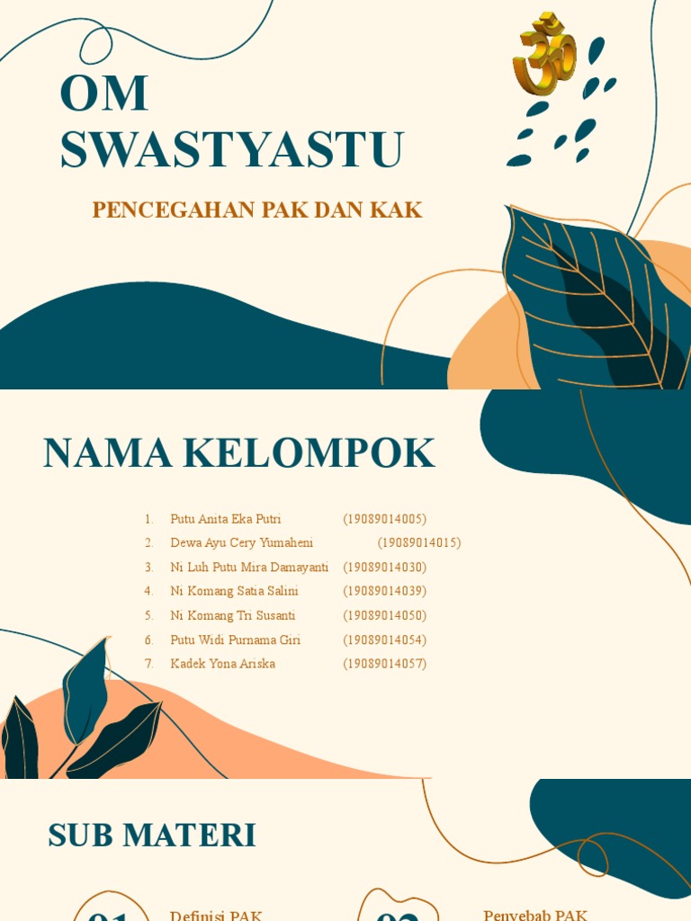 Pencegahan Pak Dan Kak | PDF | Kesehatan Holistik
