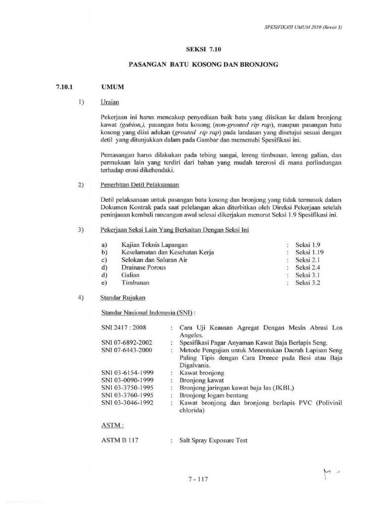 Div 7 Bronjong | PDF