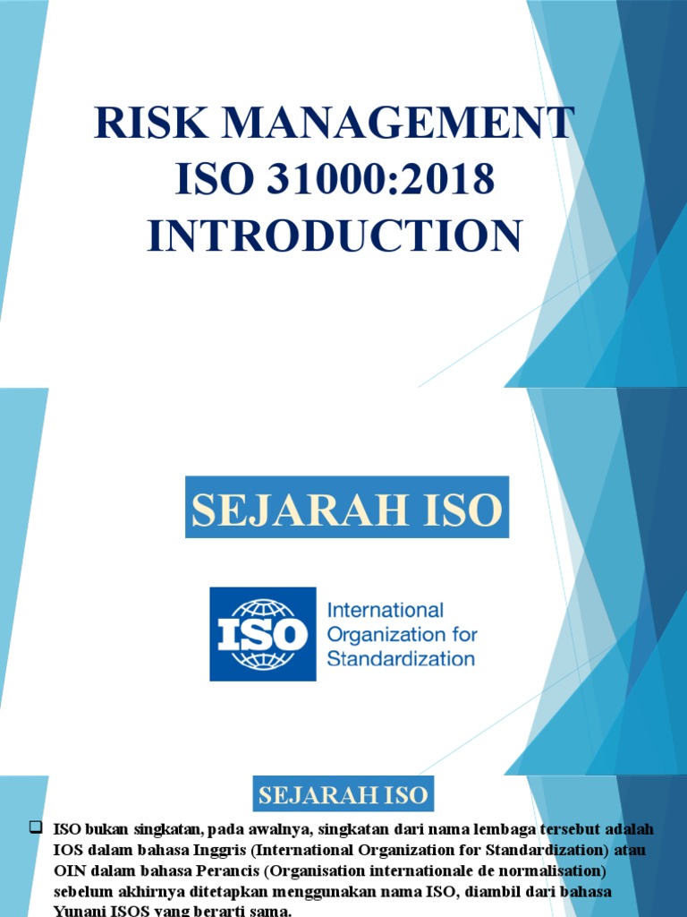 ISO 31000 2018 Introduction Training | PDF