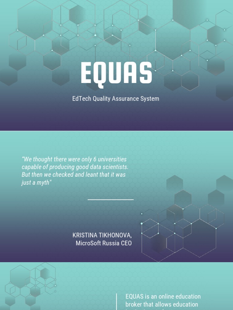Equas: Edtech Quality Assurance System | PDF | Educational Technology ...