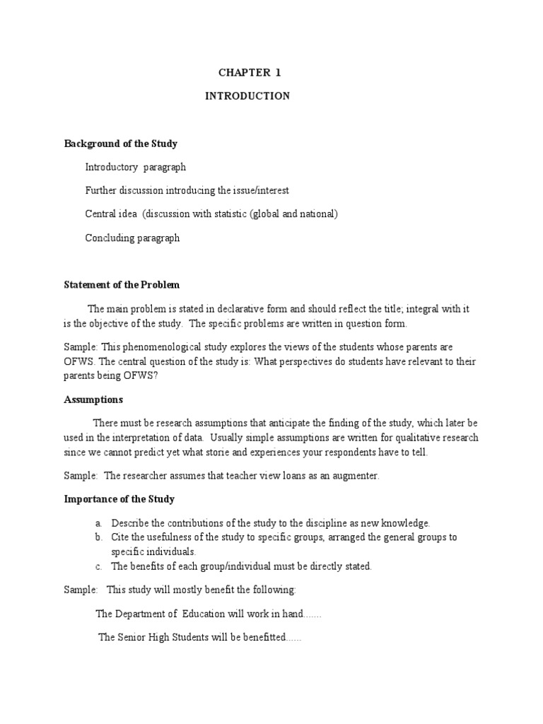 Chapter 1 Parts | PDF | Qualitative Research | Science