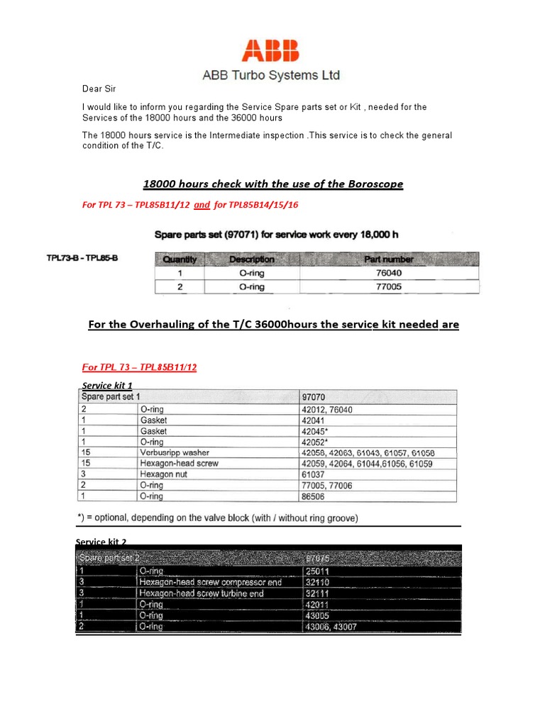 Hour S Check With The Use of The Boroscope | PDF