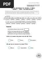 Guía de Aprendizaje 1 Mi Familia | PDF