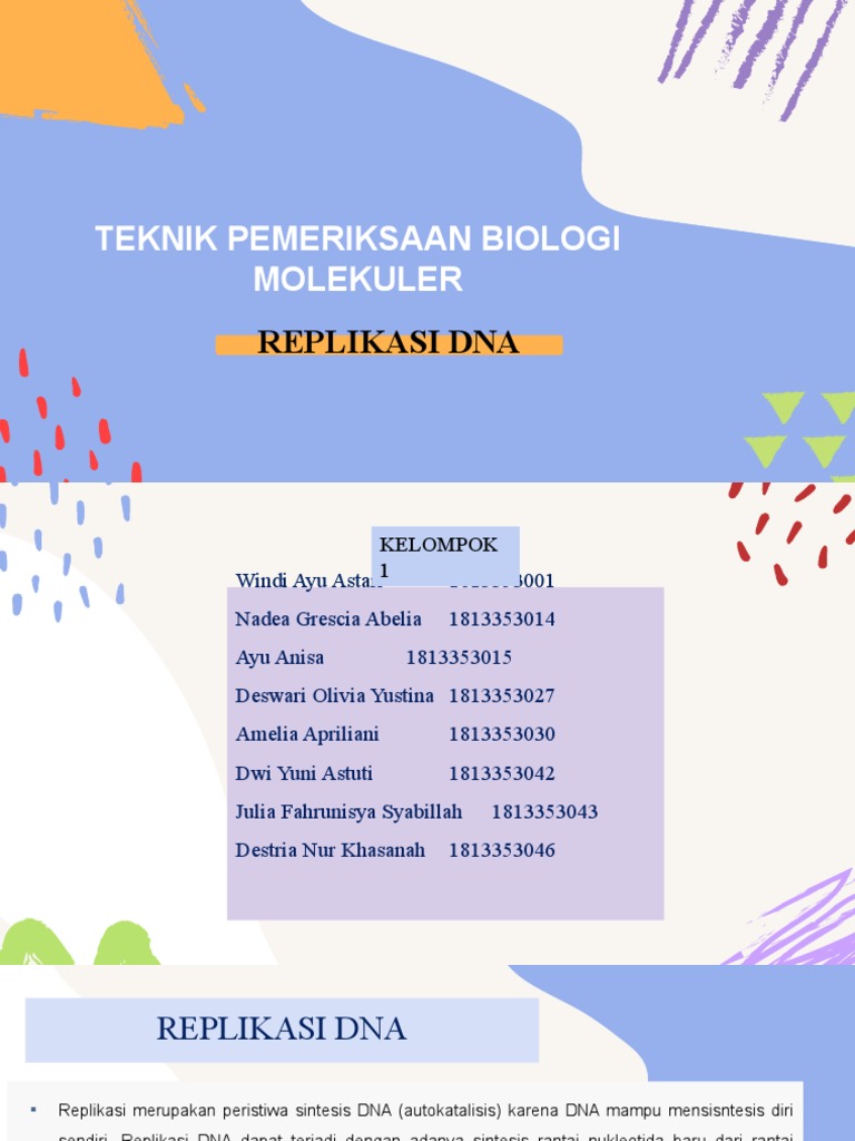 Mekanisme dan Proses Replikasi DNA | PDF