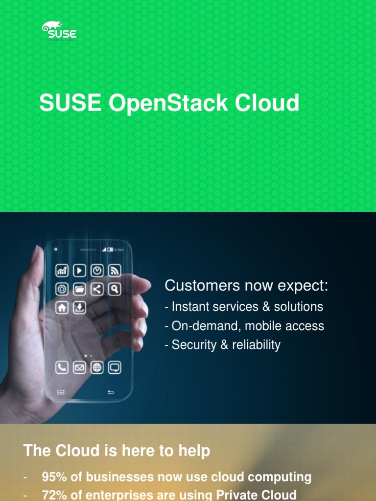 SLES Openstack Presentation | PDF | Open Stack | Cloud Computing