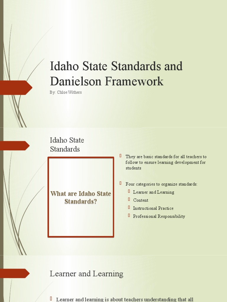 Idaho Teacher Standards Overview | PDF | Educational Assessment | Human ...