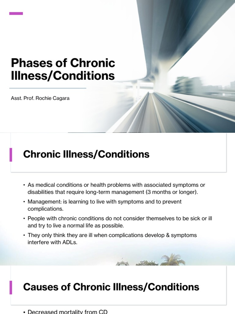 Phases of Chronic Illness | PDF | Chronic Condition | Health Care