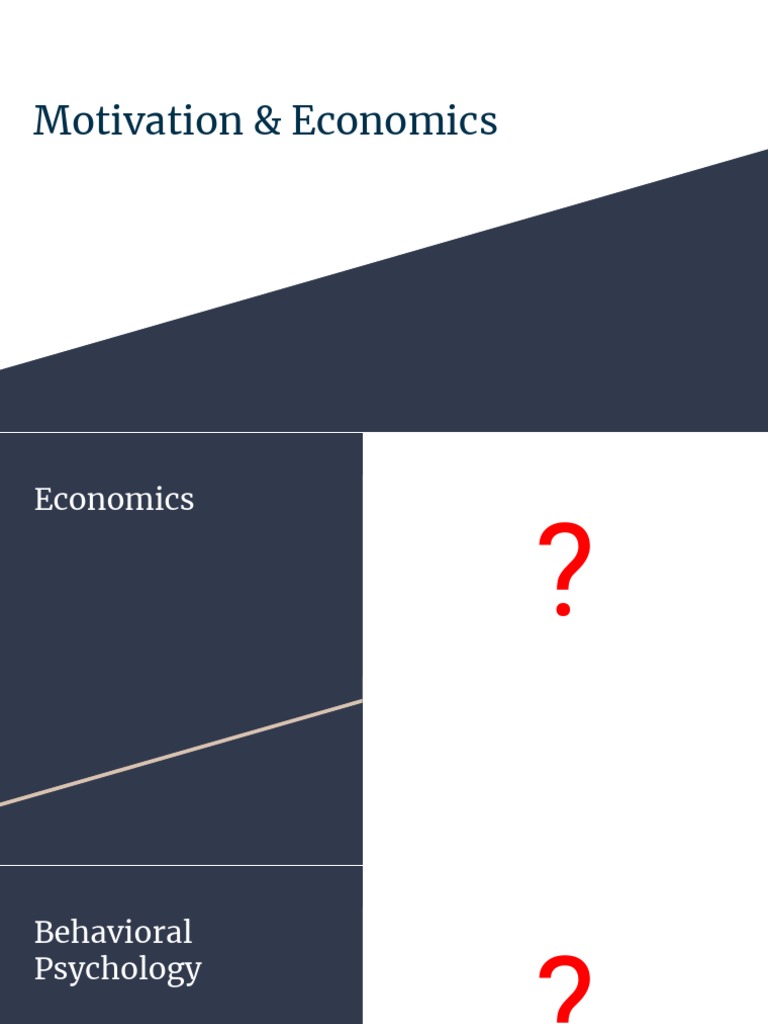 Motivation & Economics | PDF | Heuristic | Motivation