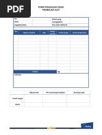 Form Permintaan Barang Gudang | PDF