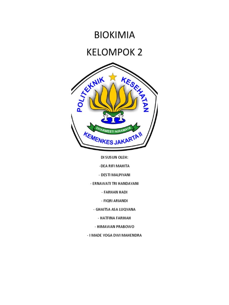 Biokimia Kelompok 2 | PDF