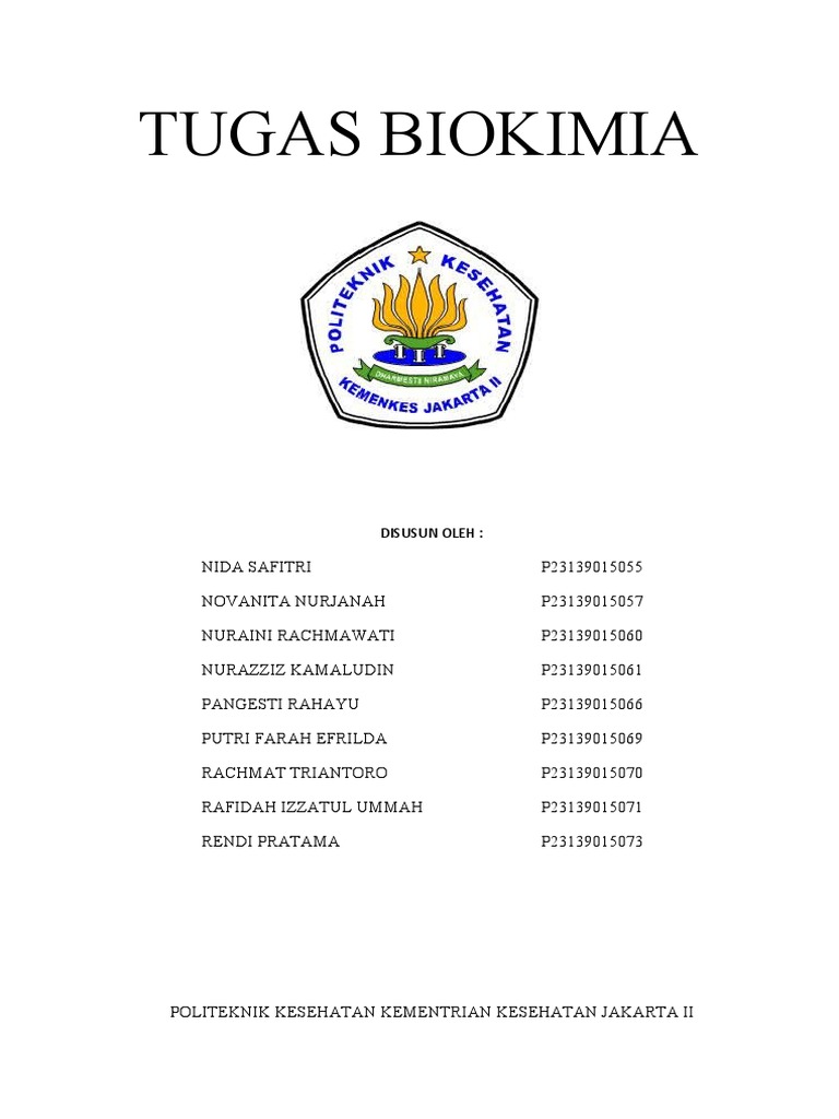 Biokimia Kelompok 4 | PDF