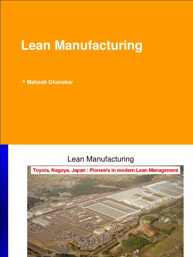 Toyota Production System Lean | PDF | Lean Manufacturing | Inventory