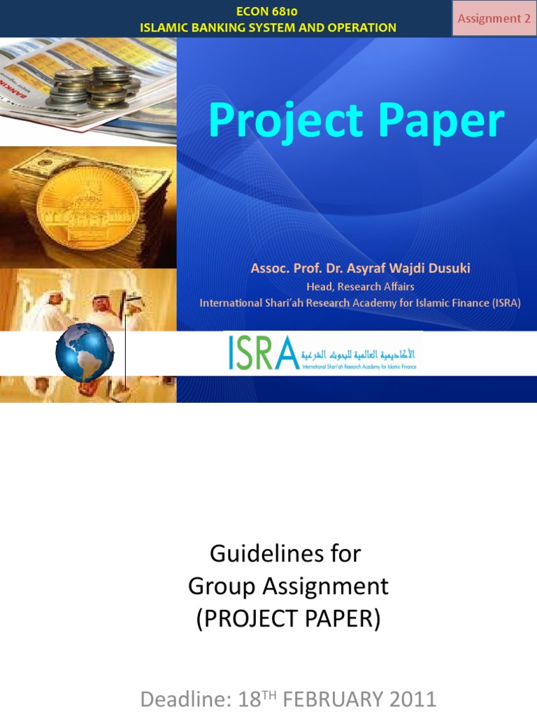 Project Paper: Assoc. Prof. Dr. Asyraf Wajdi Dusuki | PDF