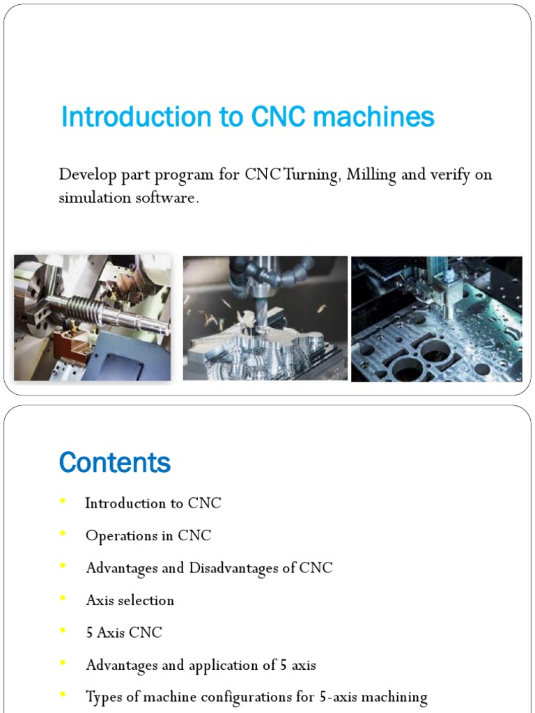 CNC Machines | PDF | Numerical Control | Machining