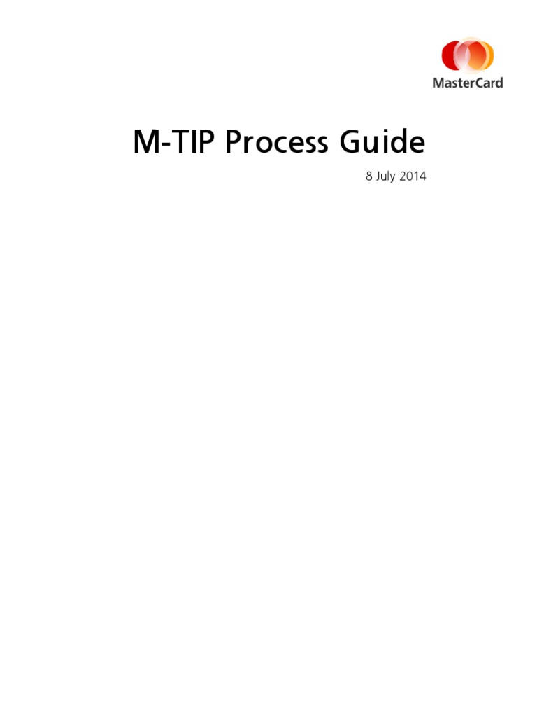 M-TIP Process Guide - PayPass | PDF | Emv | Trademark