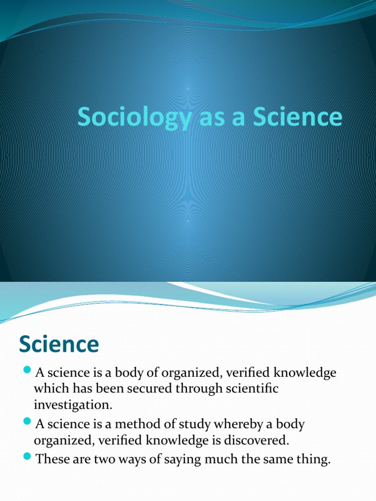Sociology: A Scientific Approach | PDF | Observation | Scientific Method