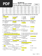Entrance Exam Practice Test 1 KEY - Grade 9 | PDF | Language Arts ...