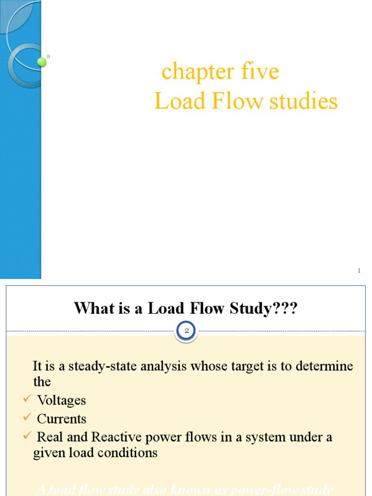Chapter Five Load Flow Studies | PDF | Power Engineering | Electrical ...