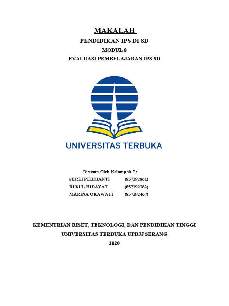 Makalah Ips Modul 8 Kelompok 7 | PDF
