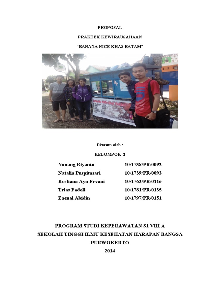 Proposal Kwu Banana | PDF | Memasak, Makanan, & Anggur