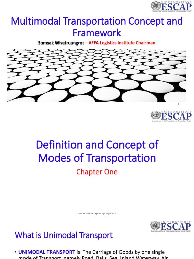 Multimodal Transportation Concept and Framework | PDF | Cargo | Transport