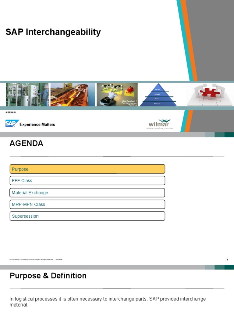SAP Interchangeability: Experience Matters | PDF | Supply Chain ...