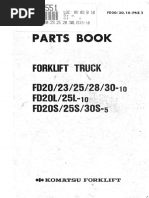 Komatsu Forklift FG 20-25-30 11 Parts Book | PDF