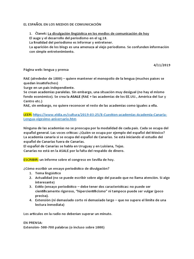 El Español en Medios y Diversidad | PDF | Dialecto | España