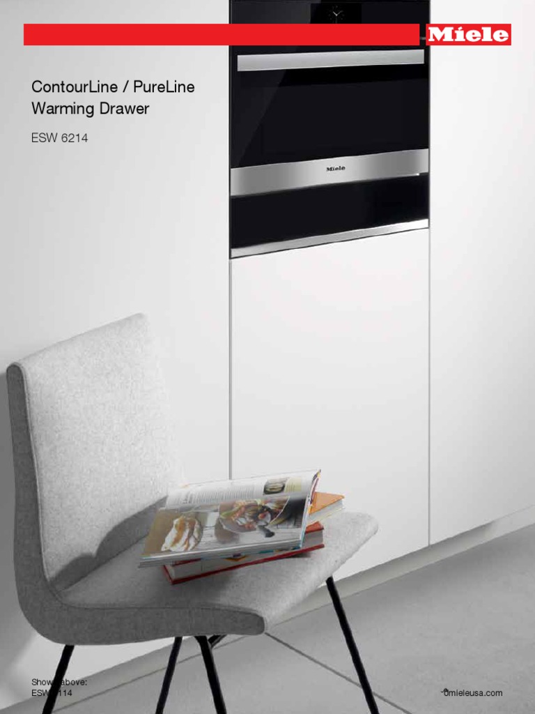 Miele ESW 6214 Warming Drawer Specs | PDF | Mechanical Engineering ...
