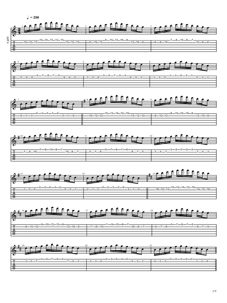 Scales For Two Strings | PDF