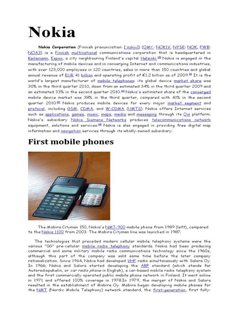 Alejandro Nokia Files | PDF | Nokia | Mobile Telecommunications