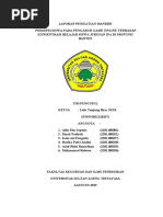 Contoh Laporan Mini Riset | PDF | Karier & Perkembangan