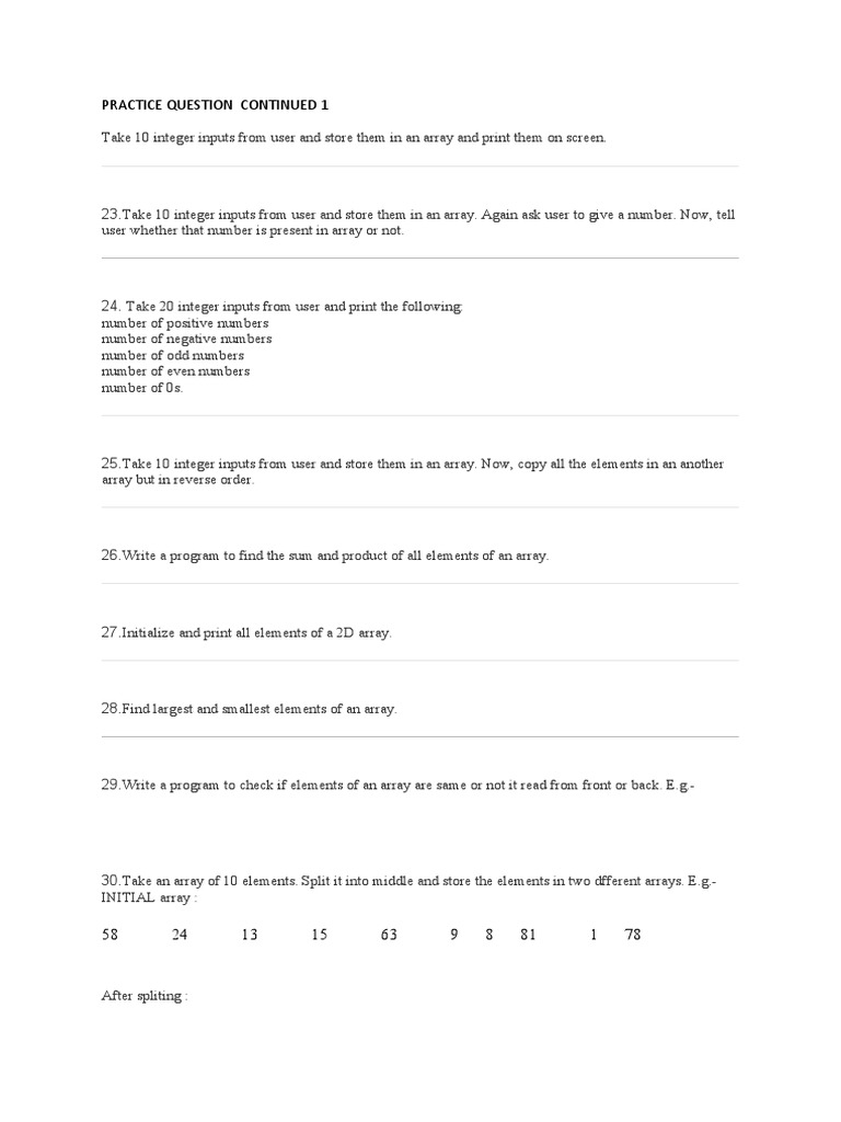 23 - 74 Practice Question Continued 1 | PDF | Method (Computer ...