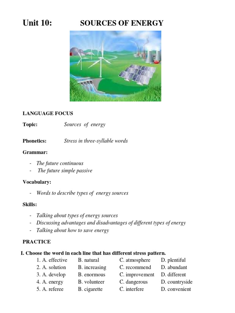 Unit 10:: Sources of Energy | PDF | Energy Development | Nuclear Power