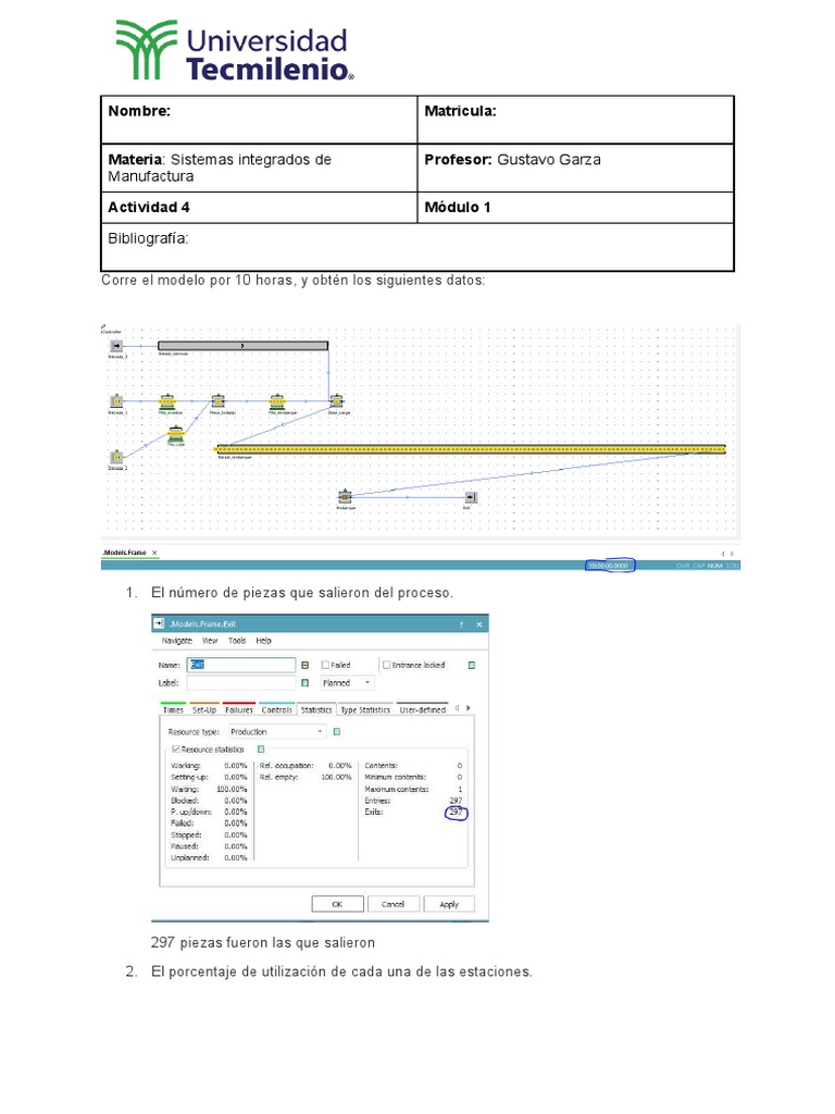 Actividad 4 Sistemas Integrados de Manufactura | PDF