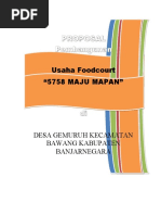 Contoh Template RAB (Rencana Anggaran Biaya) Untuk Sebuah Restoran | PDF
