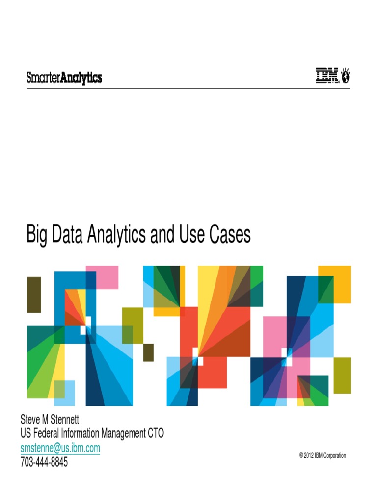 Big Data Analytics Use Cases | PDF | Big Data | Predictive Analytics