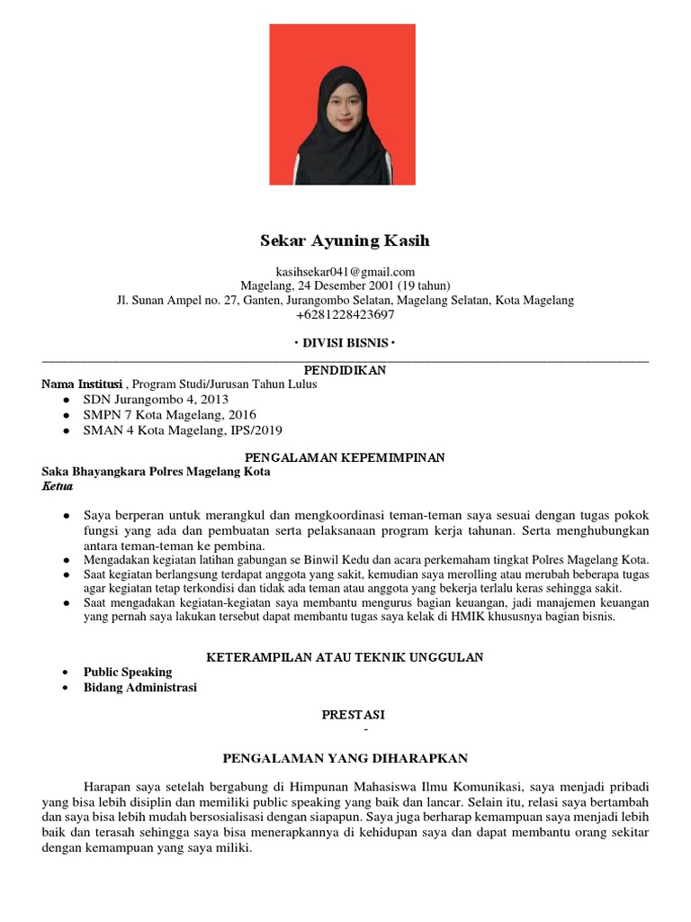 Sekar Ayuning Kasih | PDF