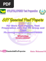 ETEA PST Past Papers PDF | PDF