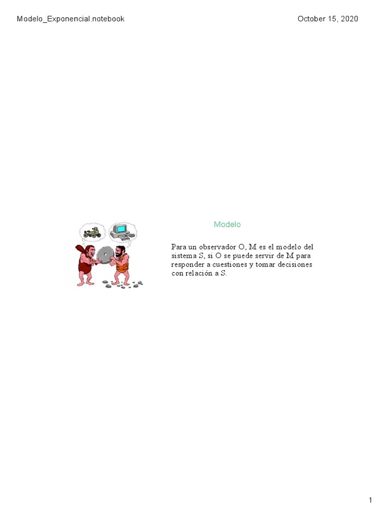Clase Modelo Exponencial | PDF | Población | Funcion exponencial