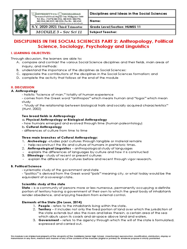 Module 3 Diss | PDF | Human Nature | Science